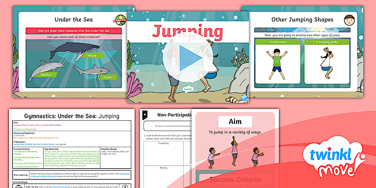 👉 Year 2 Gymnastics: Under the Sea Lesson 4 – Jumping