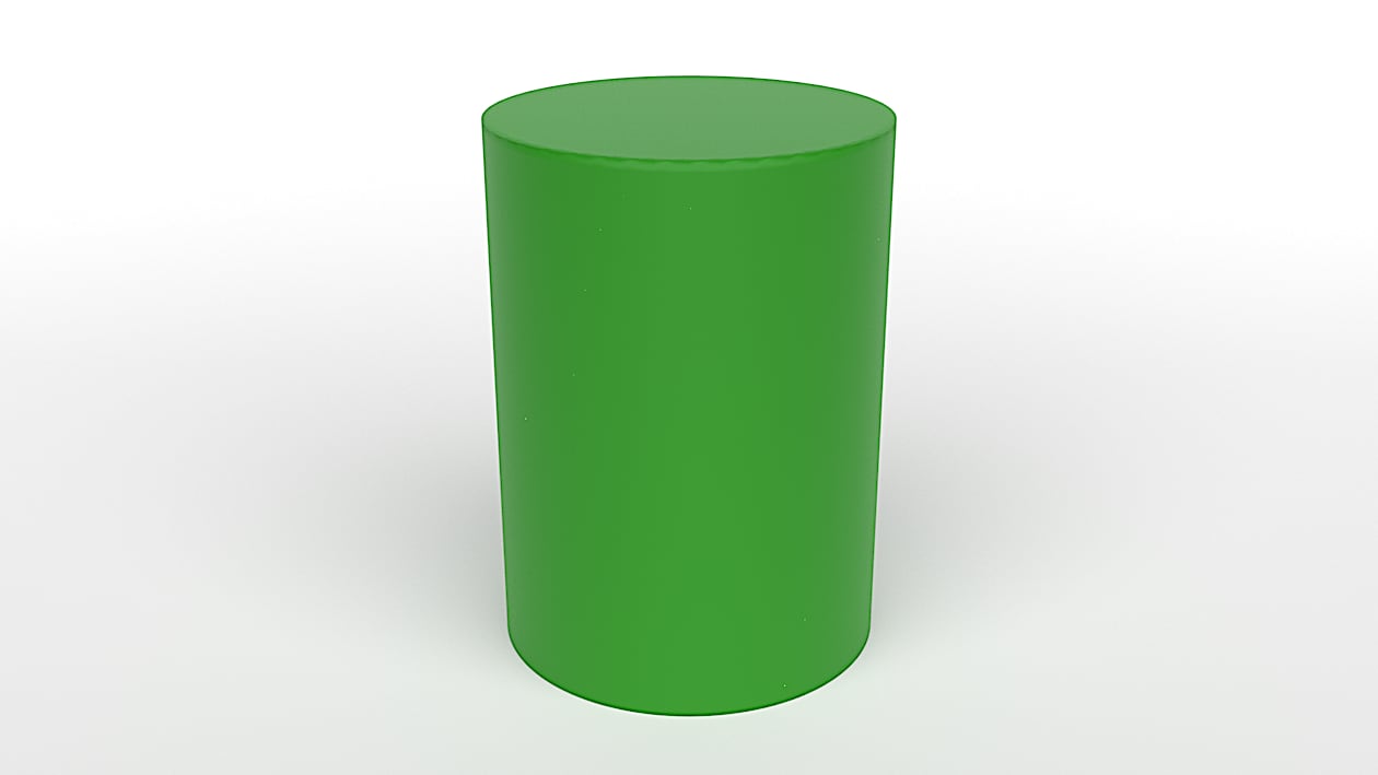 3D Model: 3D Shapes - Cylinder (teacher made) - Twinkl