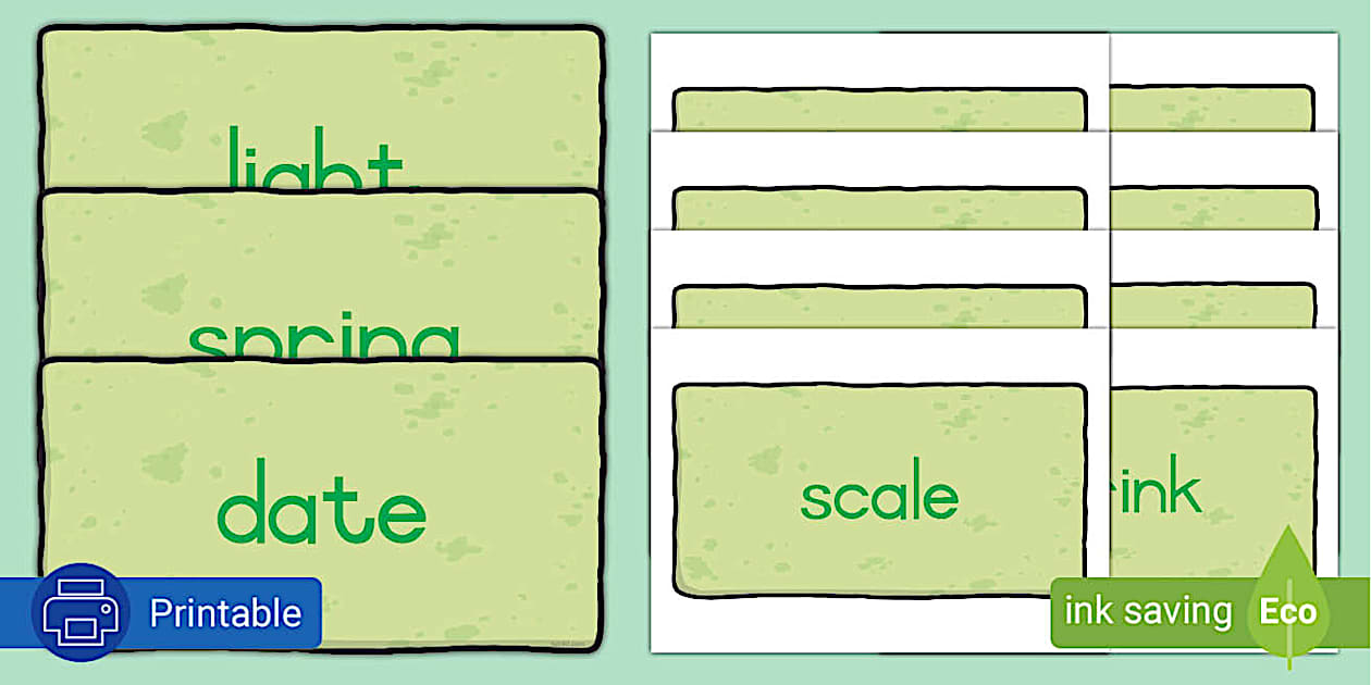 Grade 3 Phonics: Homonyms: Word Wall Cards