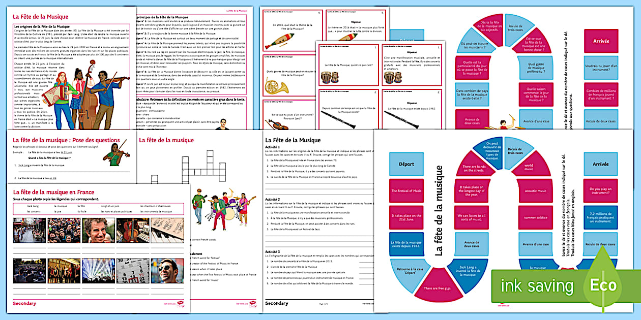 Music Festival Activity Pack (teacher made) - Twinkl