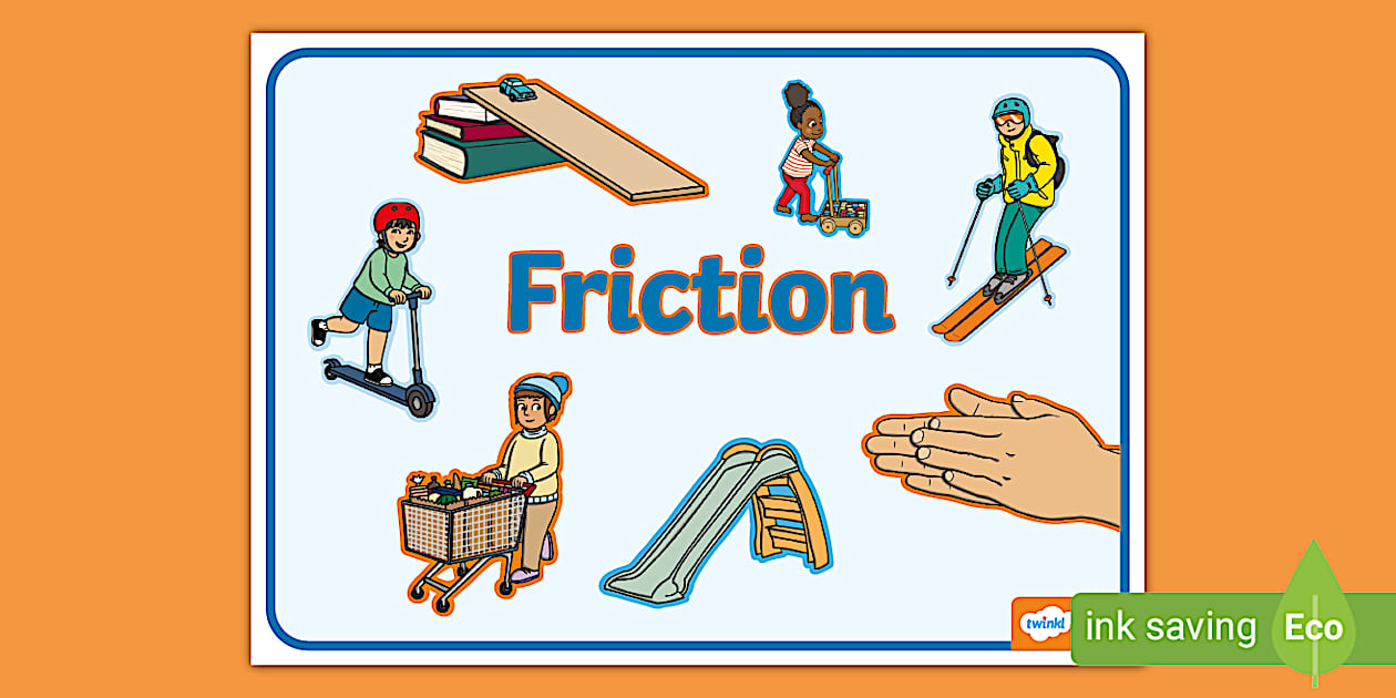 Friction Display Poster (teacher made) - Twinkl