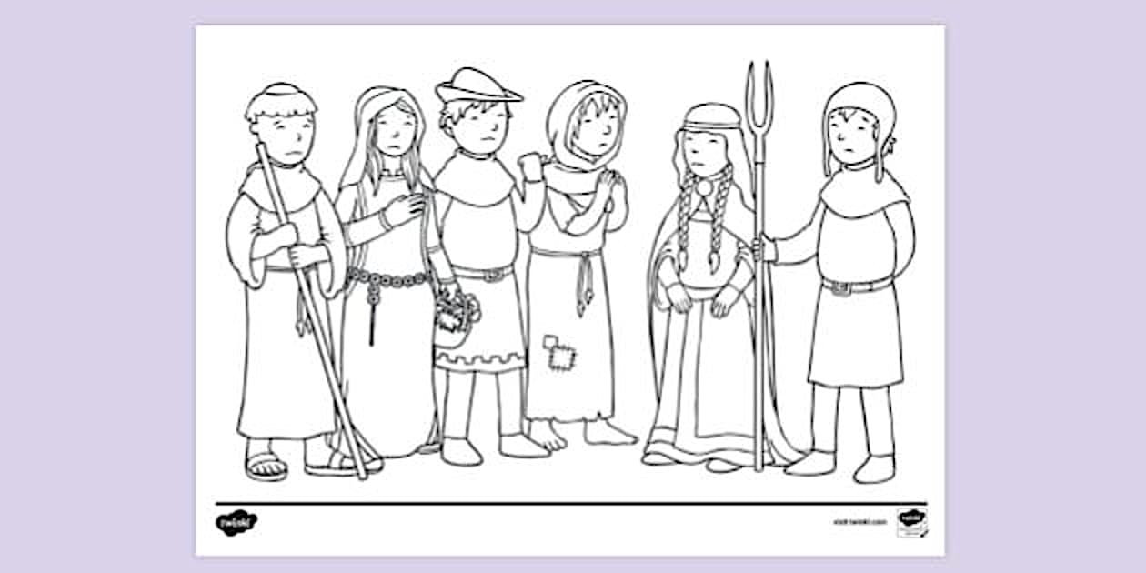 Medieval Colouring | Colouring Sheets - Twinkl