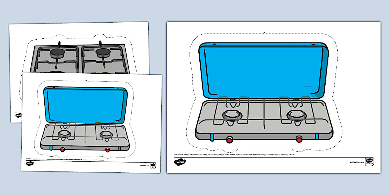 Kitchen Hob Cut-Out (teacher made) - Twinkl