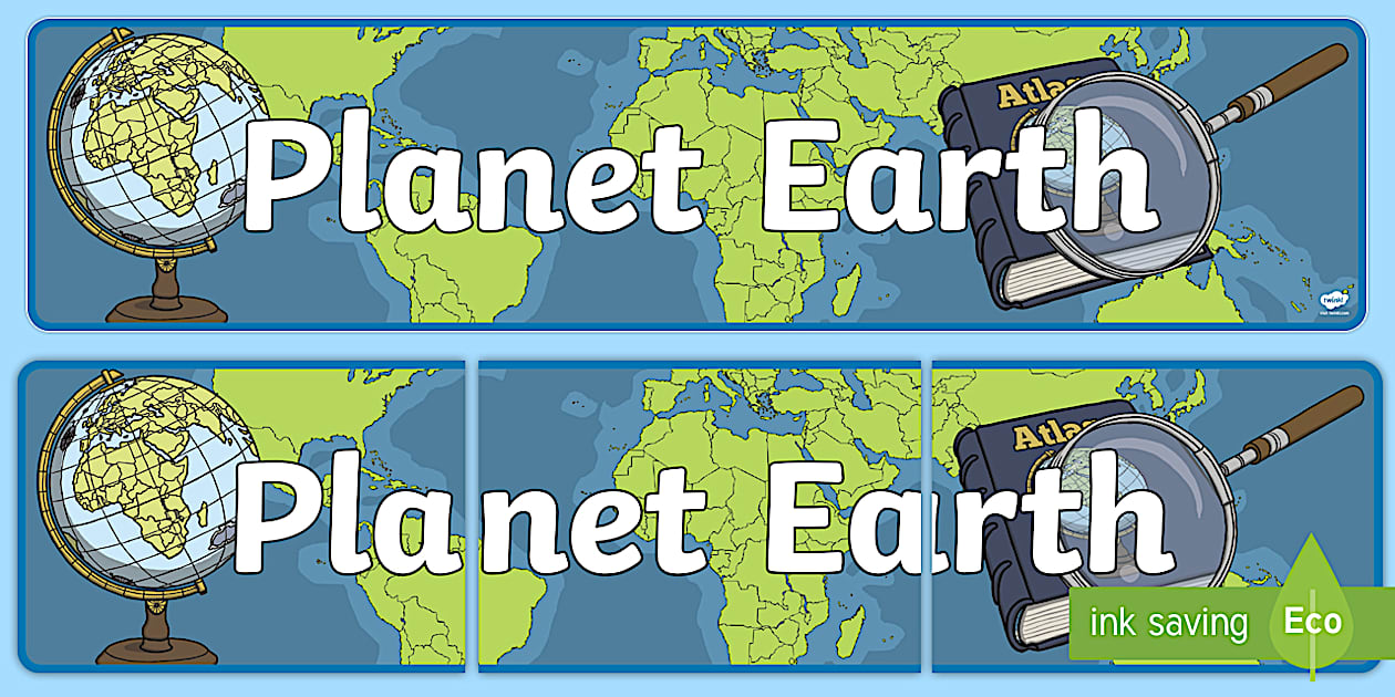 👉 Planet Earth Display Banner CfE (teacher made) - Twinkl