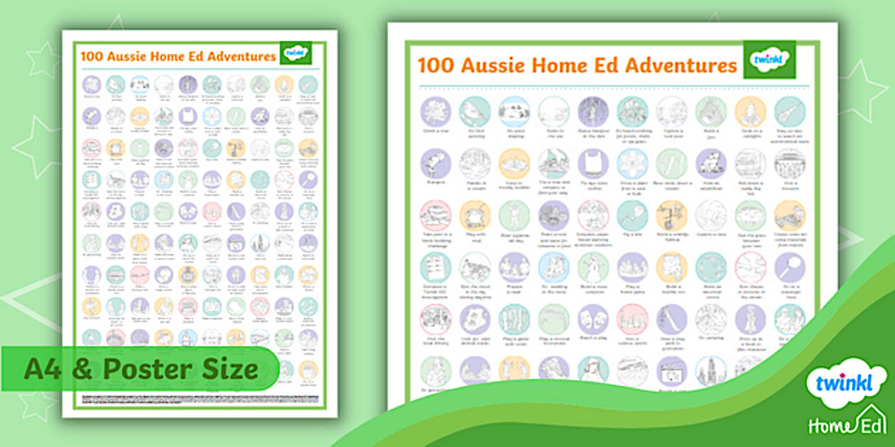 100 Australian Home Ed Adventures