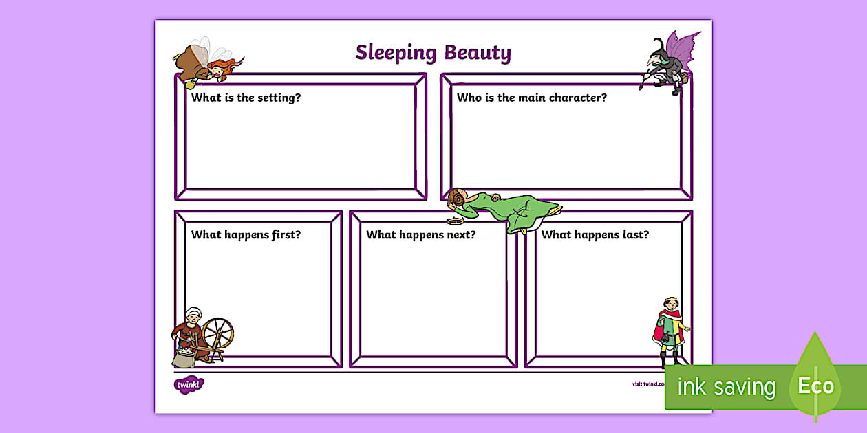 Sleeping Beauty Book Review Writing Frame