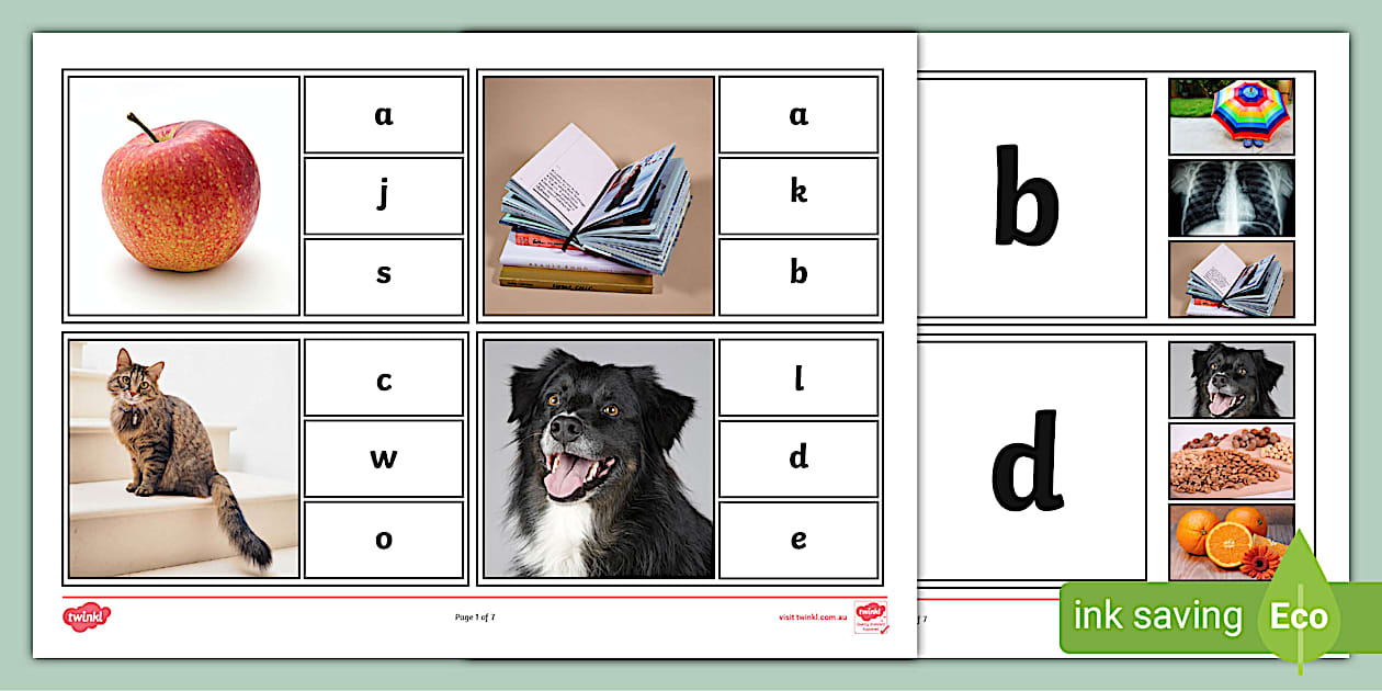Alphabet Clip Cards (teacher made) - Twinkl