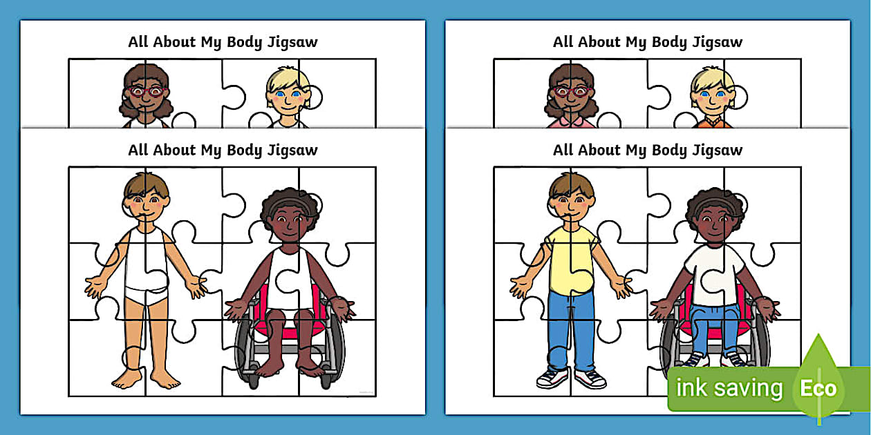 All About My Body Jigsaw | Twinkl (teacher made) - Twinkl