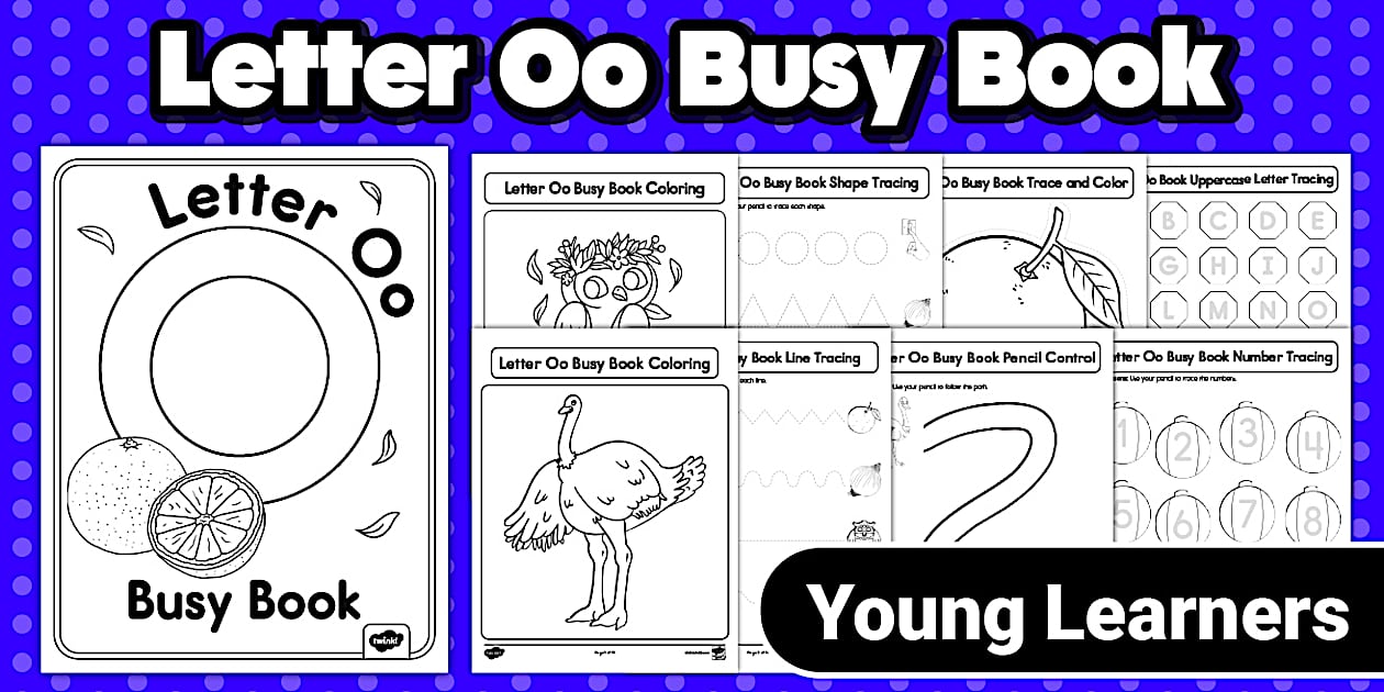 Letter Oo Busy Book