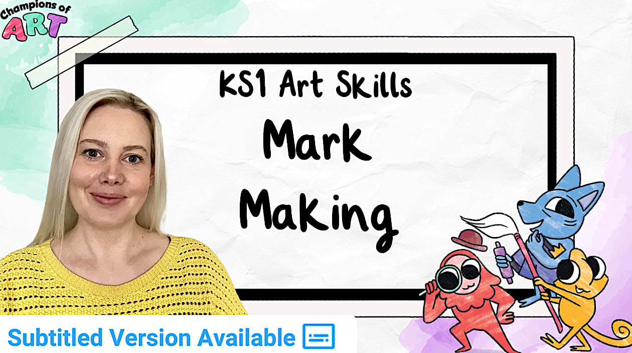 Mark Making Art Concept Video - Champions of Art: Our Eco Canvas Lesson 5