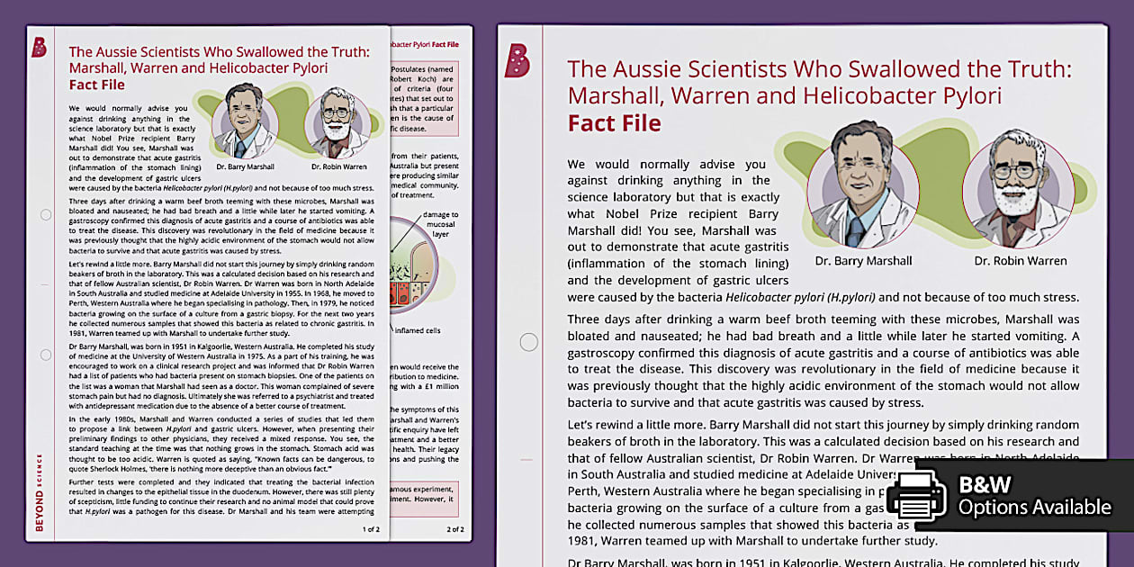 The Aussie Scientists Who Swallowed the Truth: Marshall, Warren and