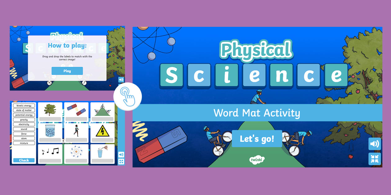 Tier 3 Physical Science Interactive Word Mat Activity