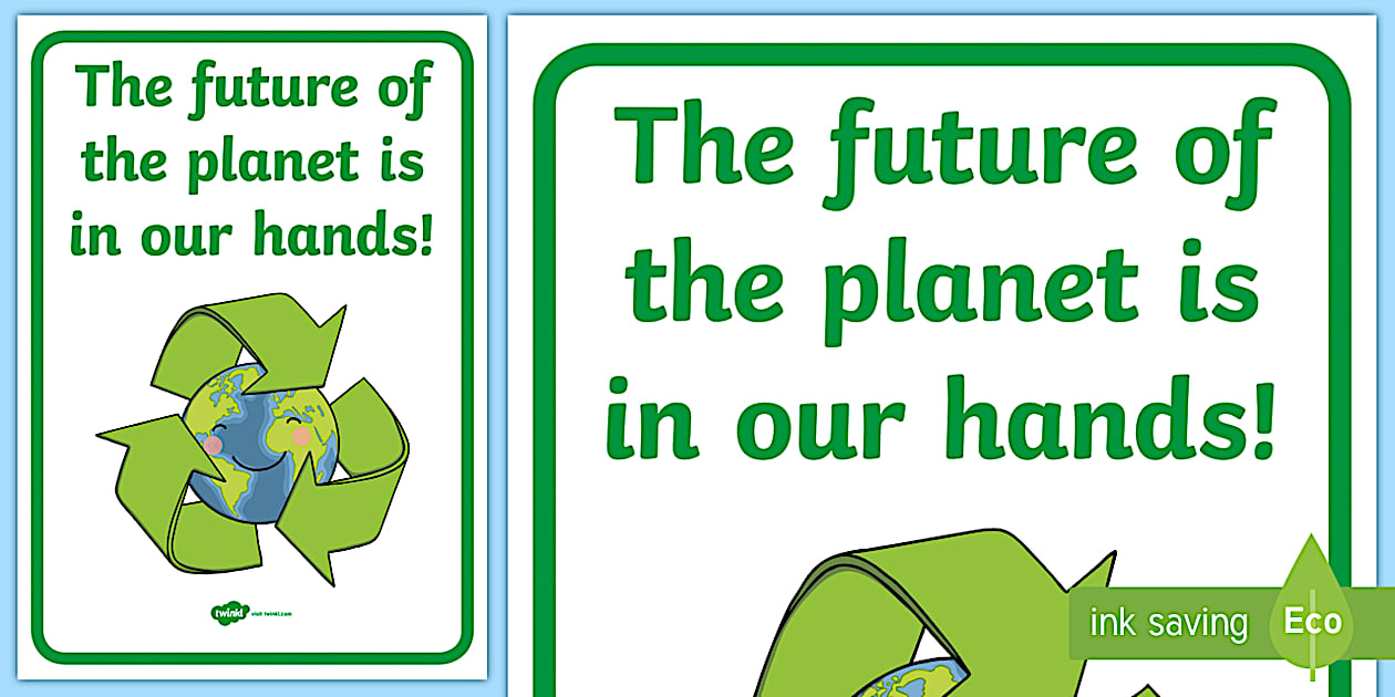 Recycling Eco Display Posters - KS1 Resources (teacher made)