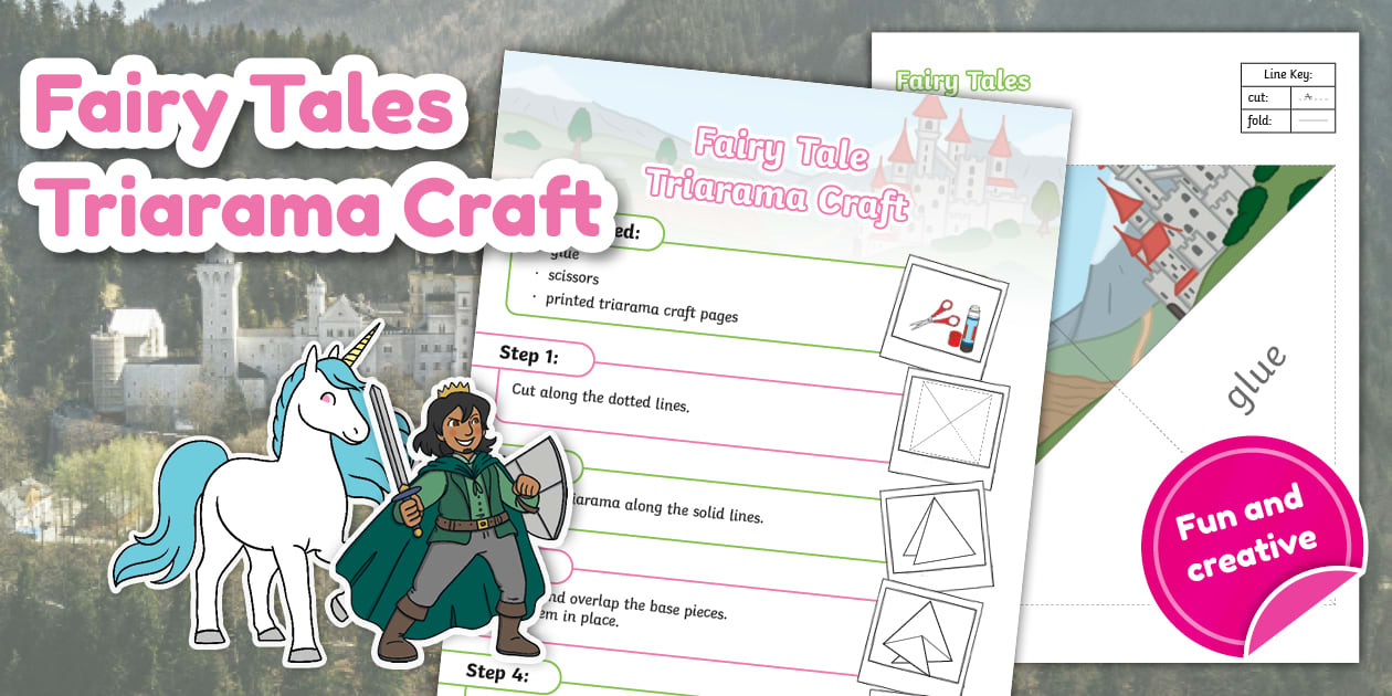 Foundation Phase Life Skills - Fairy Tales Triarama - Craft Activity (CAPS