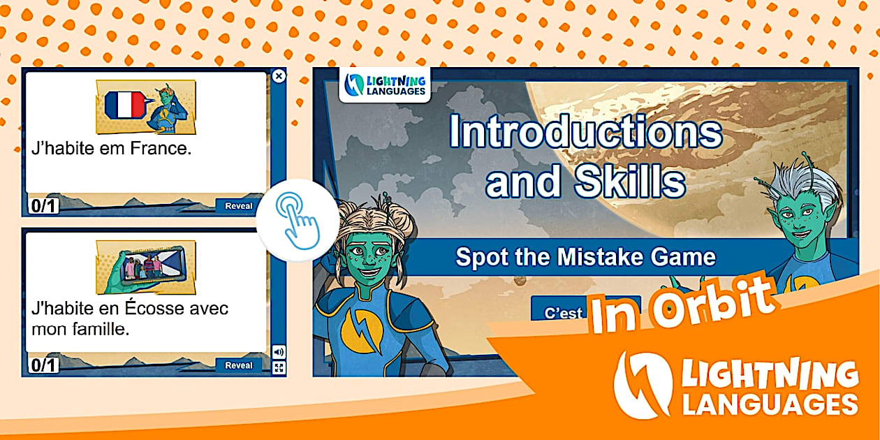 👉 French In Orbit Introductions and Skills Spot the Mistake