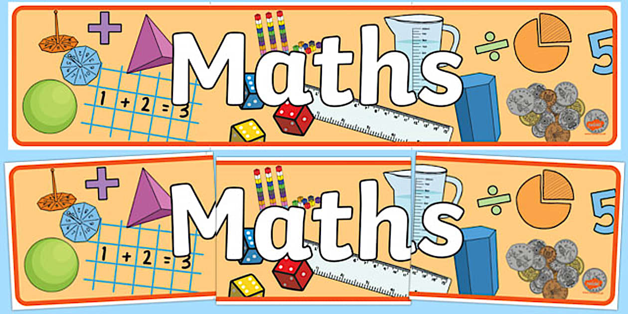 Mathematics Banner | Display | Twinkl (teacher made)