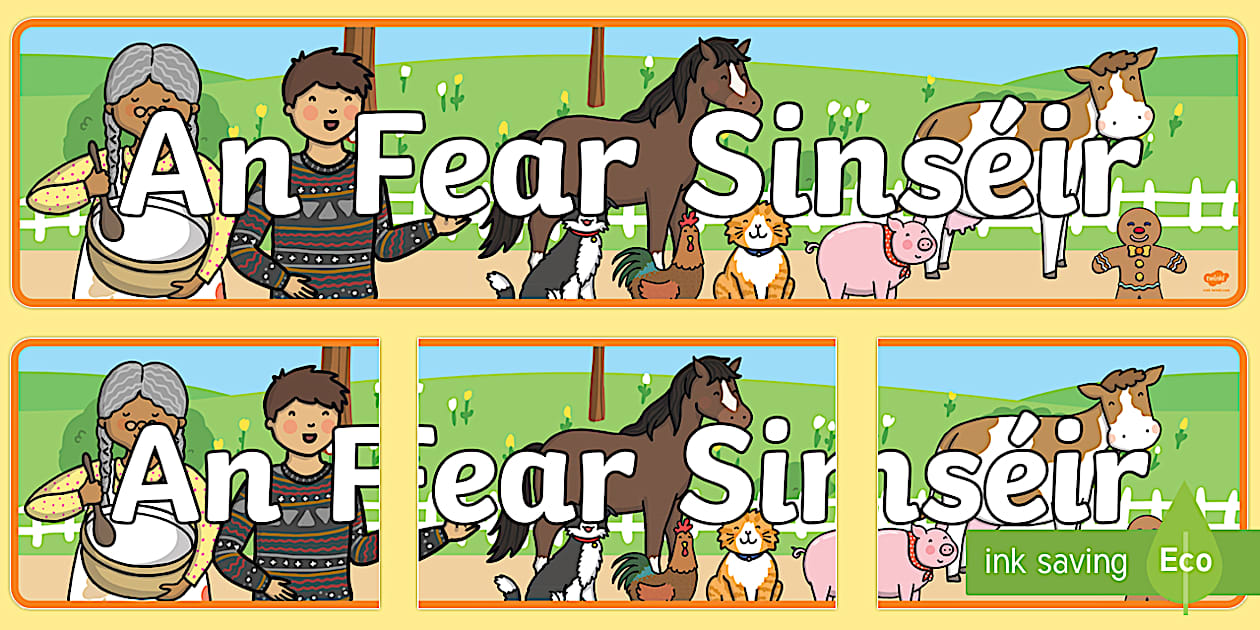 An Fear Sinséir Display Banner - An Fear Sinséir Display Banner