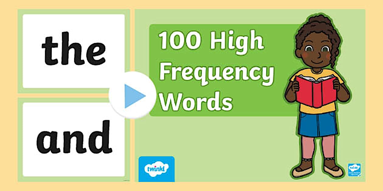 100 High-Frequency Words PowerPoint - KS1 Resources - Twinkl