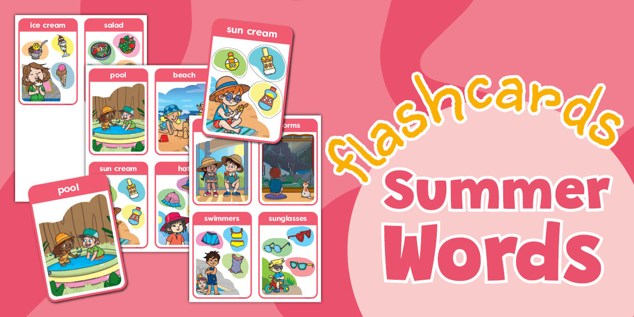 Let's Look at Summer Flashcards