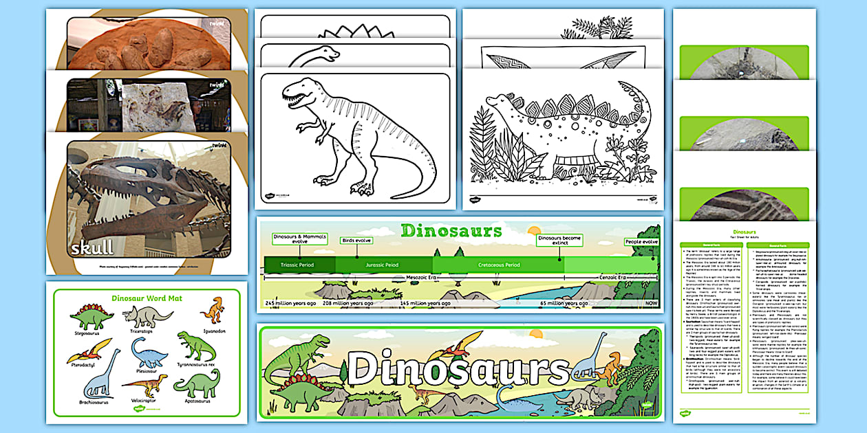 The Mesozoic Era Resource Pack (teacher made) - Twinkl