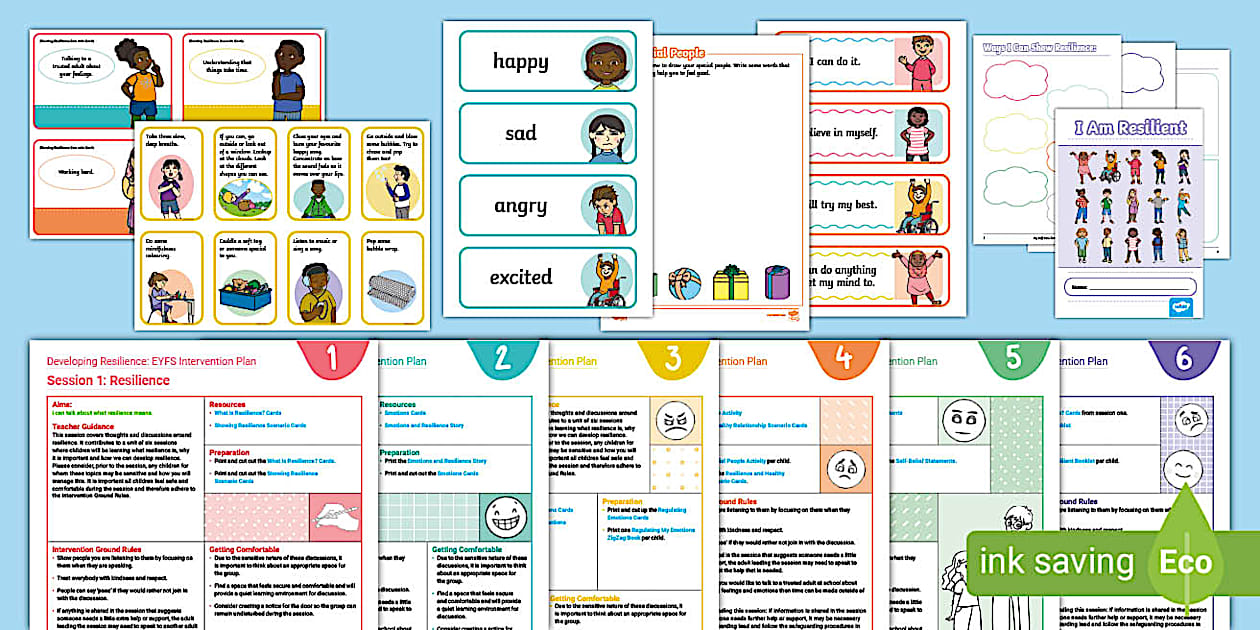 Resilience Intervention Pack & Resilience Activities | EYFS