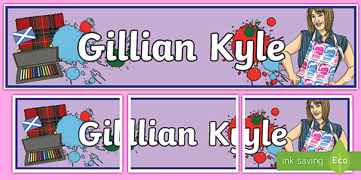CfE Gillian Kyle Display Banner (teacher made) - Twinkl