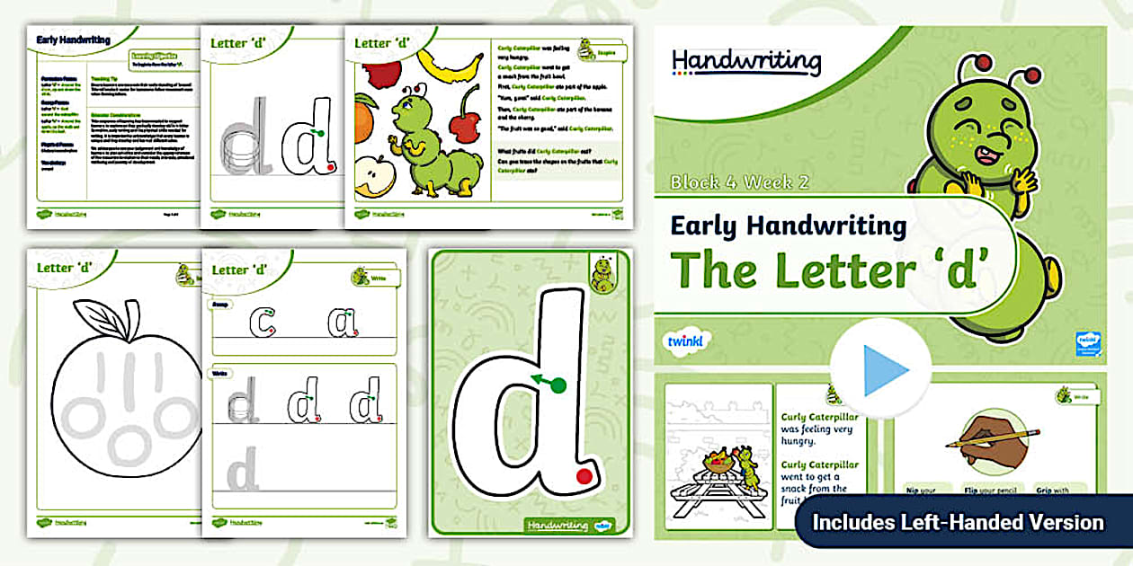 Early Handwriting Block 4 Week 2