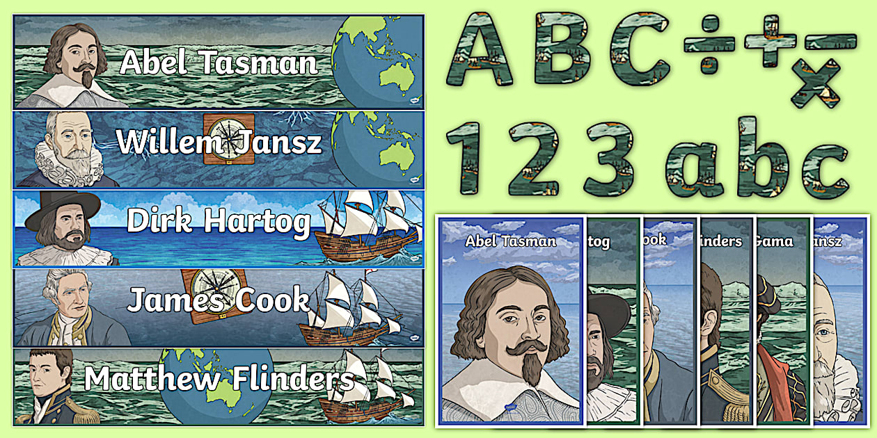 Australian Explorer History Banner Pack (teacher made)