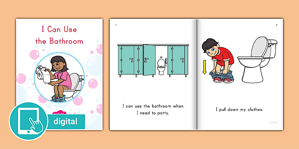 I Can Use the Bathroom Emergent Reader eBook - Twinkl