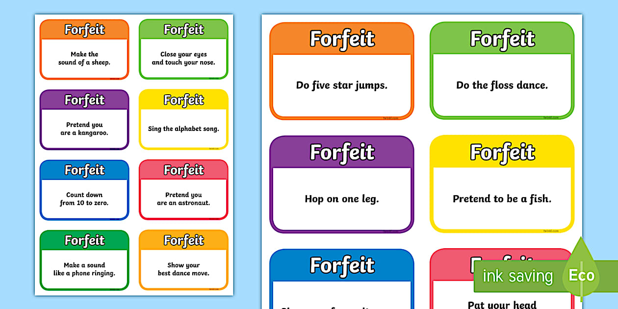 Pass The Parcel Forfeits Christmas Special (teacher made)