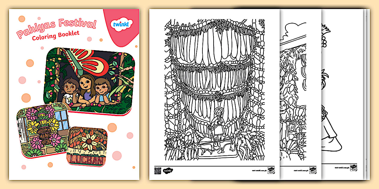 Pahiyas Festival Coloring | Grade 1 | Twinkl (teacher made)