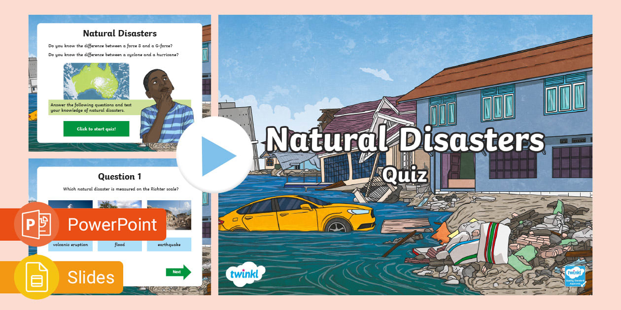 Natural Disasters Quiz (teacher made) - Twinkl