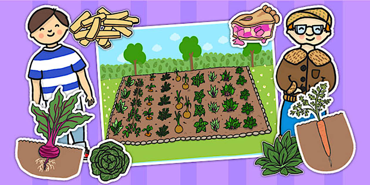 Oliver's Vegetables Story Cut-Outs (teacher made) - Twinkl