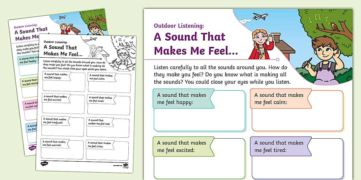 Outdoor Listening: A Sound That Makes Me Feel... Scavenger Hunt