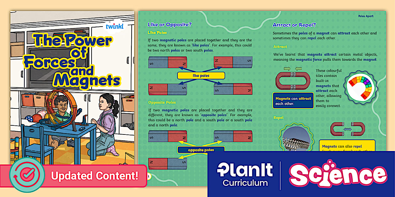 Forces and Magnets: Year 3: eBook (teacher made) - Twinkl