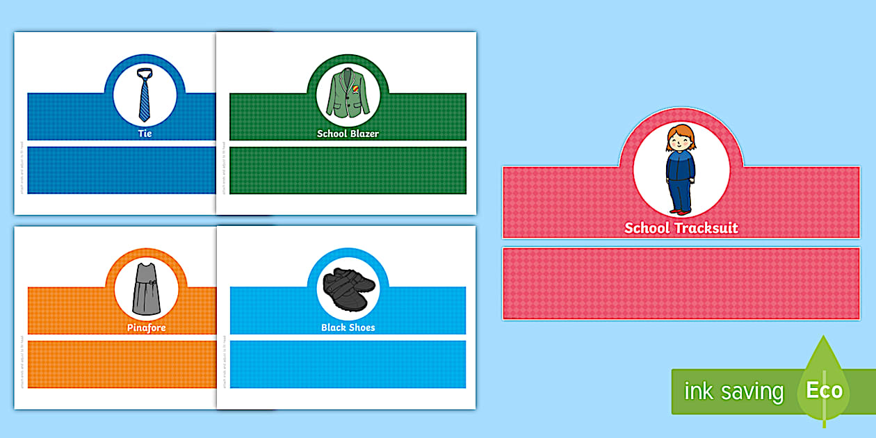 School Uniform Headband Oral Language Game - Twinkl