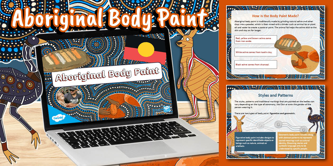 Aboriginal Body Paint Informative PowerPoint