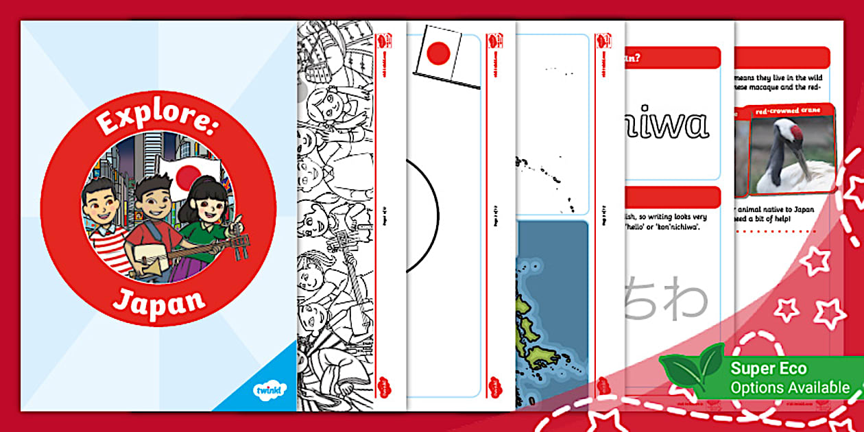 Explore: Japan Activity Booklet (teacher made) - Twinkl