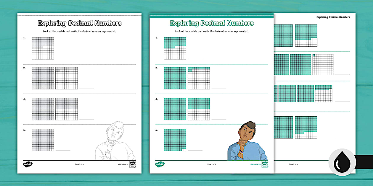 Reading and Representing Decimal Numbers Activity - Twinkl