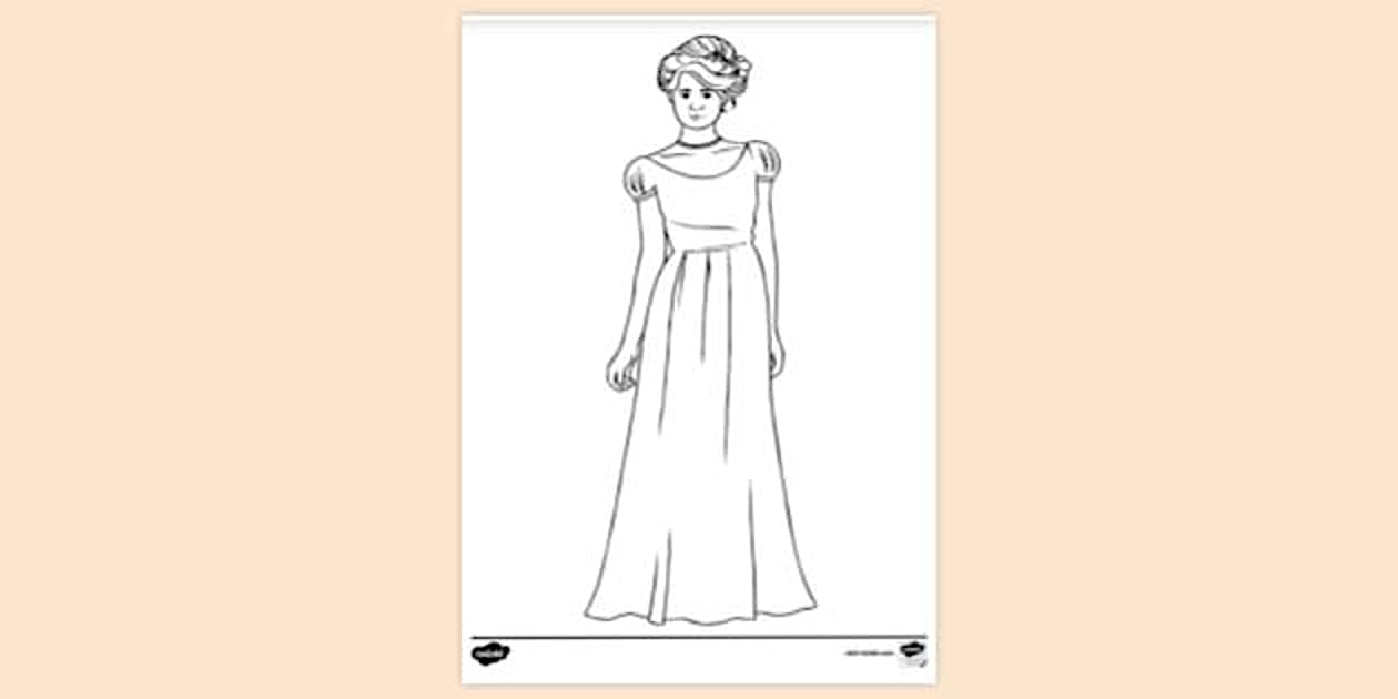 Nancy Colouring Sheet (teacher made) - Twinkl