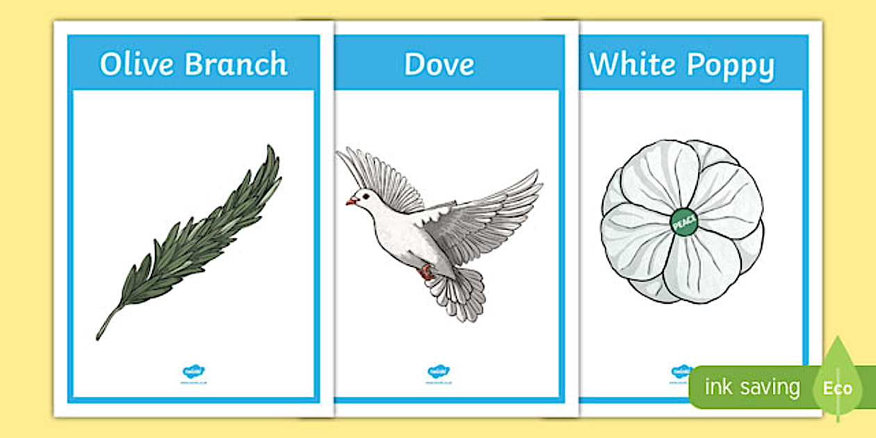 Symbols of Peace Display Posters (teacher made) - Twinkl