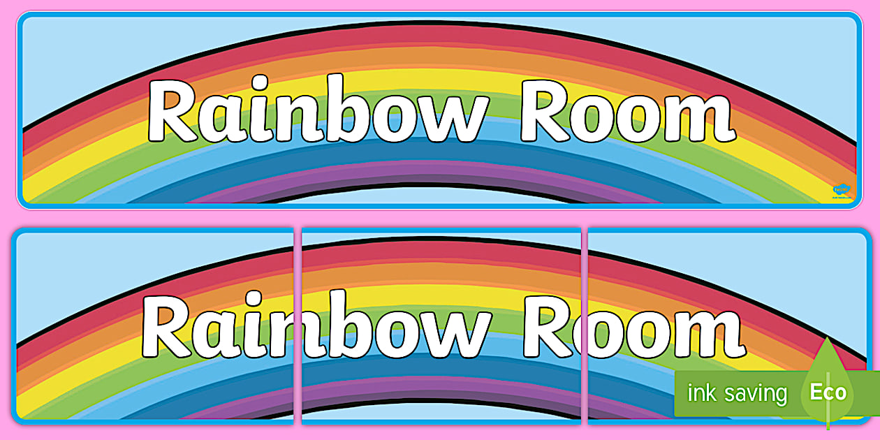 👉 Rainbow Room Display Banner - Twinkl