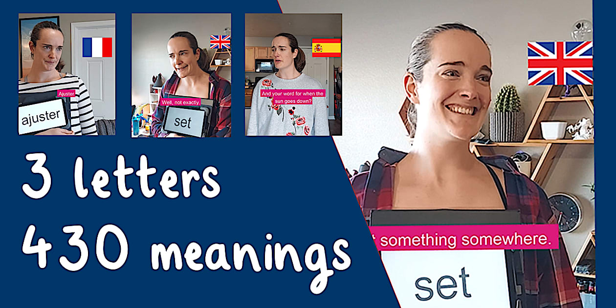 What Does the Word 'Set' Mean? (teacher made) - Twinkl