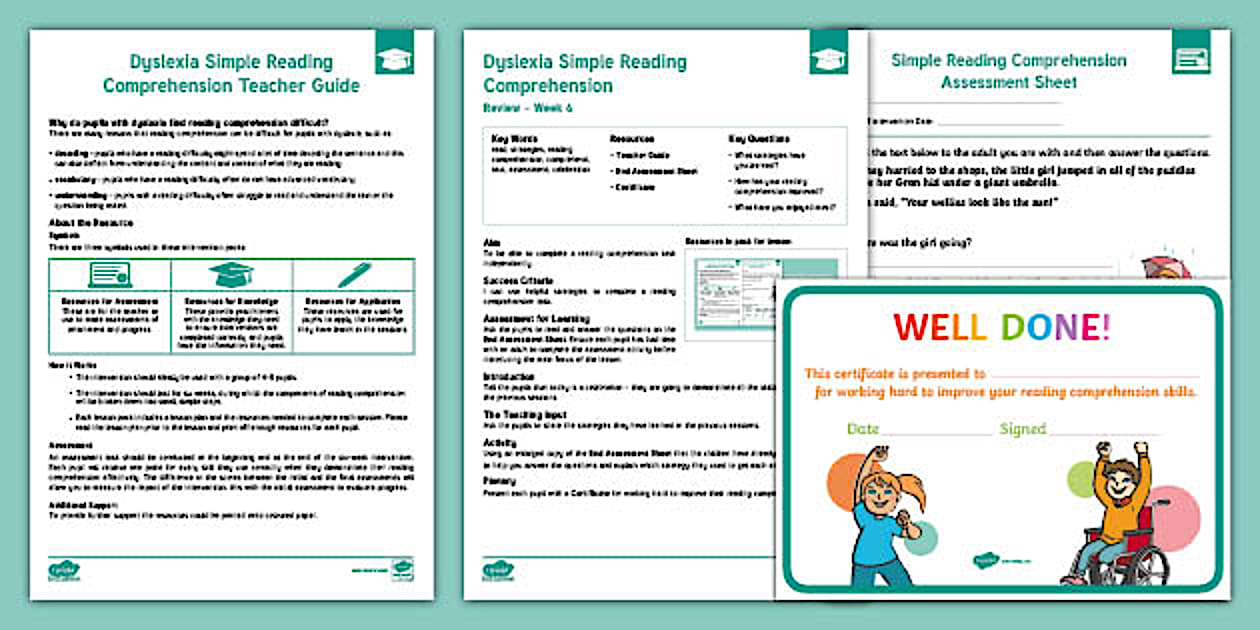 Dyslexia Reading Comprehension Strategies | Pack 6 | Twinkl