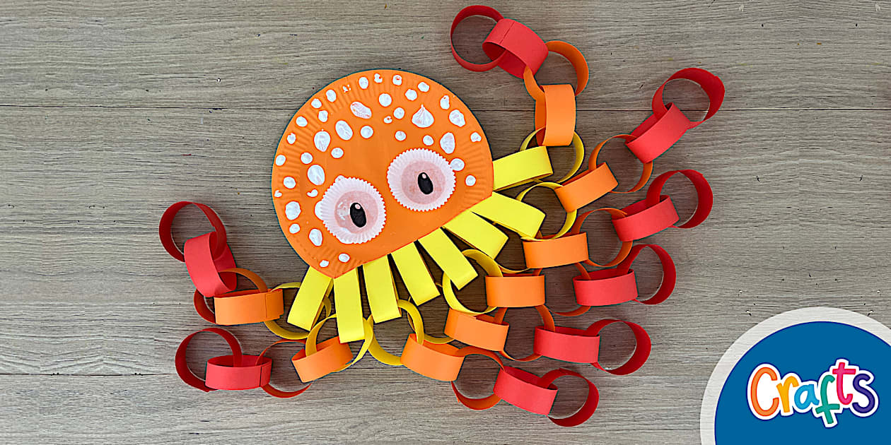 Octopus Paper Chain (Teacher-Made) - Twinkl