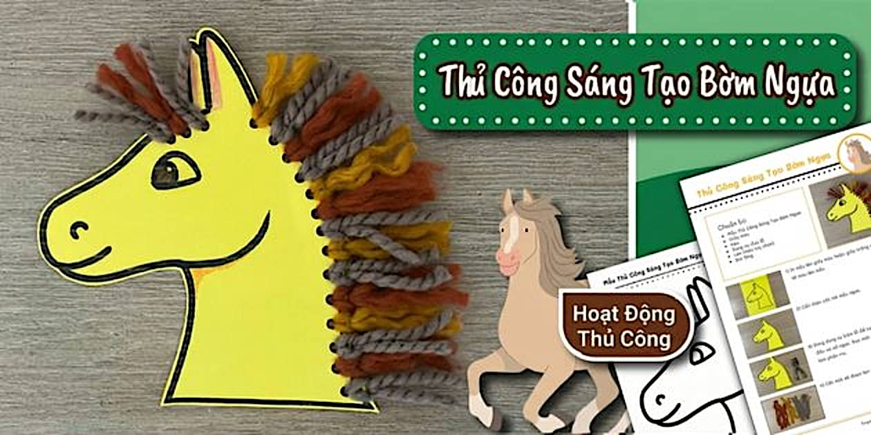 Hướng Dẫn Thủ Công Sáng Tạo Bờm Ngựa
