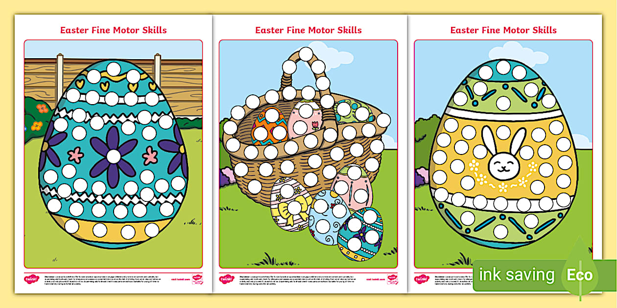 Free Easter Fine Motor Activity (l'insegnante ha fatto)