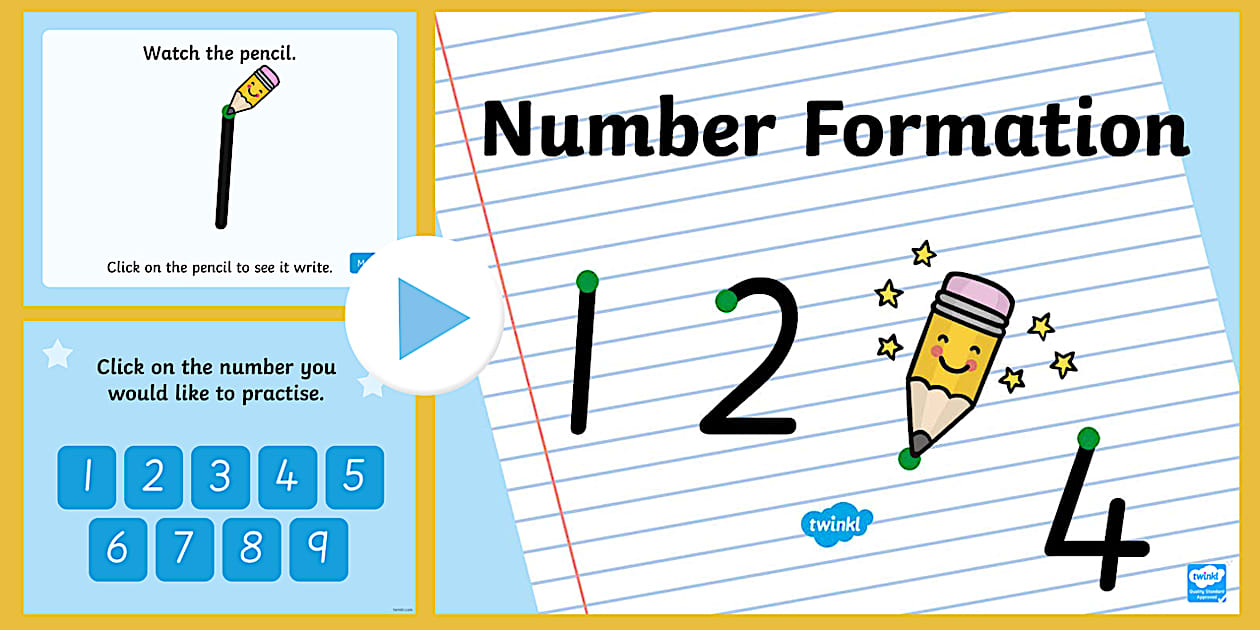 Number Formation PowerPoint | Number Formation Practice