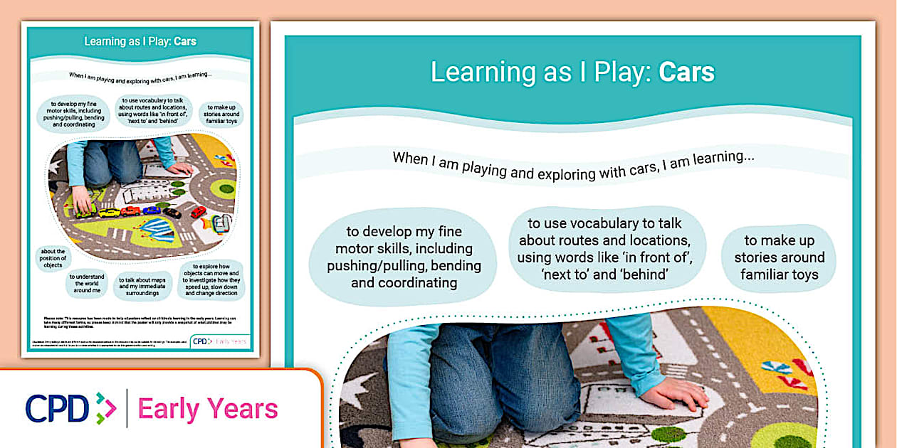 Learning as I Play: Cars | CPD | Kindergarten (Teacher-Made)