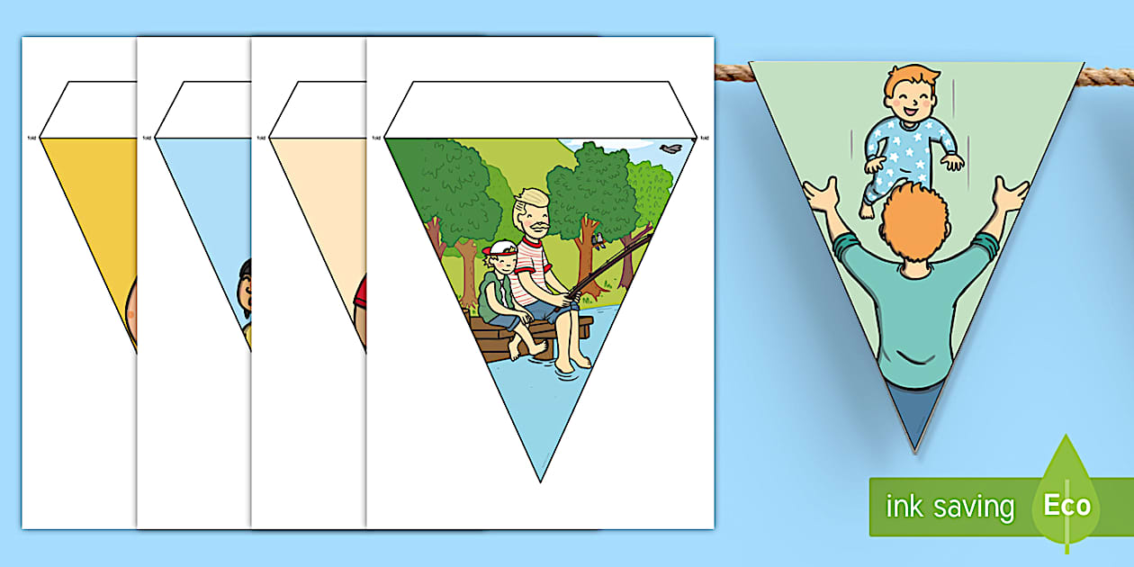 👉 Father's Day Display Bunting (Teacher-Made) - Twinkl